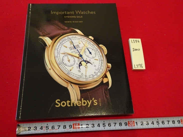 Yahoo!オークション - rarebookkyoto L576 Important Watches 2011.5 S...
