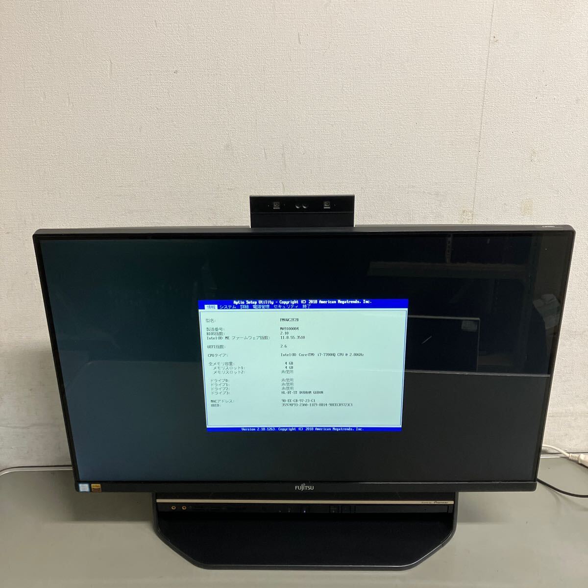 Yahoo!オークション - C147 FUJITSU ESPRIMO WF2/C2 FMVWC2F2B Core i7...