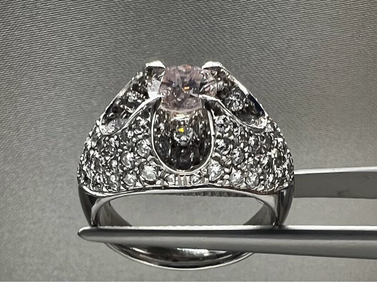 Yahoo!オークション - 天然ダイヤモンド 天然ピンクダイヤ 0.765ct メ...