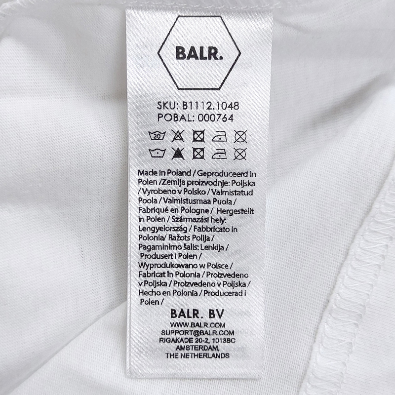 Yahoo!オークション - BALR. ボーラー 新品 半袖 Tシャツ B1112.1048 B...