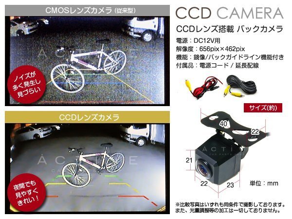 Yahoo!オークション - 送料無料 CCDバックカメラ & 入力変換アダプタ ...