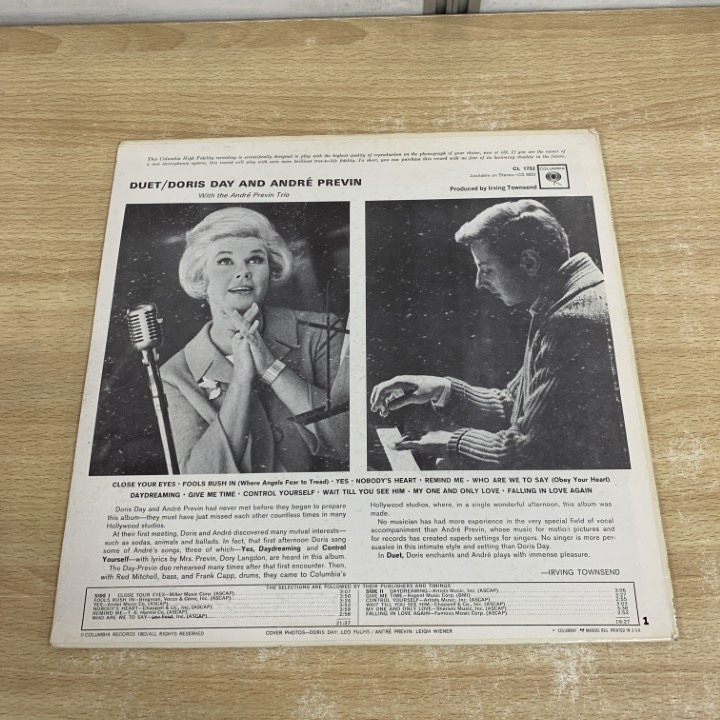 Yahoo!オークション - 01)【同梱不可】Doris Day/Andre Previn With T...