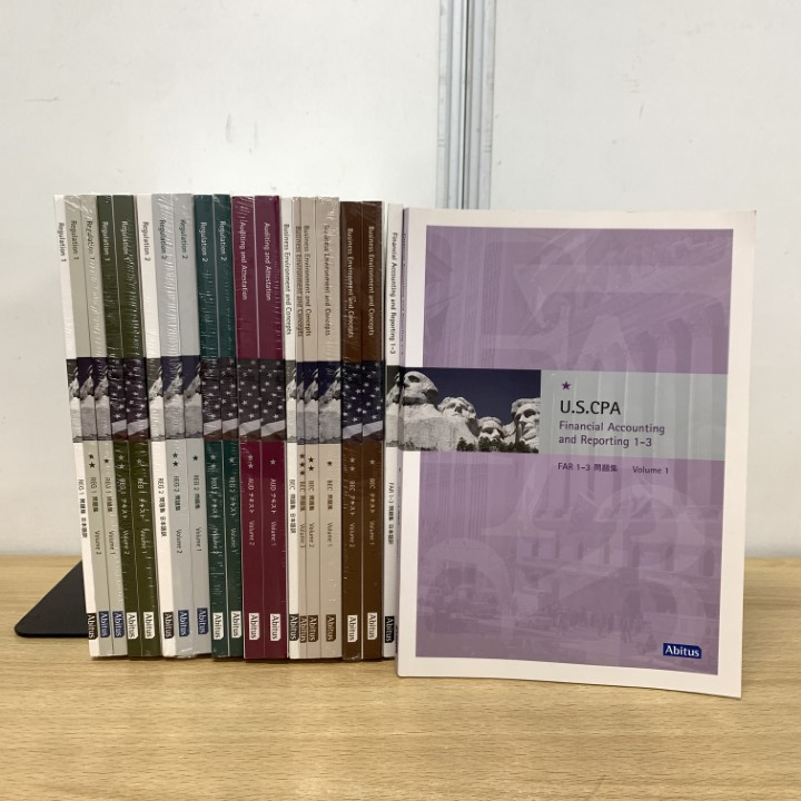 Yahoo!オークション - 01)【同梱不可】アビタス USCPA テキスト&問題...