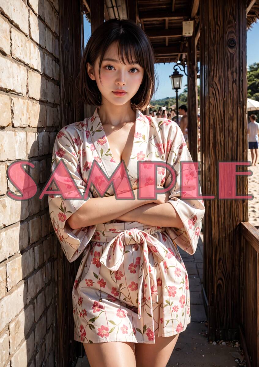 Yahoo!オークション - 【一点物 再販無し】AI美女 A4ポスター 写真 グ...