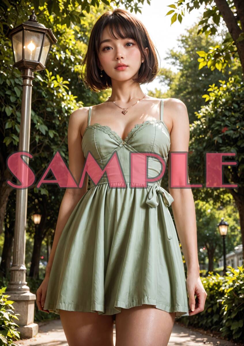 Yahoo!オークション - 【一点物 再販無し】AI美女 A4ポスター 写真 グ...