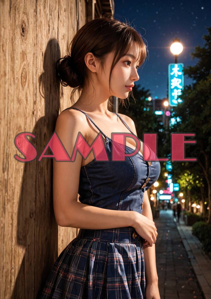 Yahoo!オークション - 【一点物 再販無し】AI美女 A4ポスター 写真 グ...