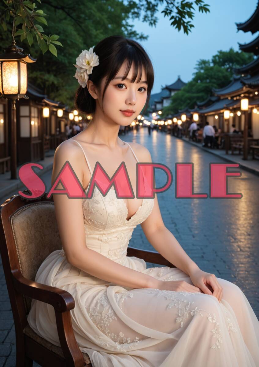 Yahoo!オークション - 【一点物 再販無し】AI美女 A4ポスター 写真 グ...