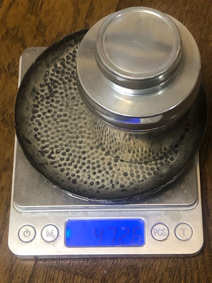 Yahoo!オークション - 純銀 472g 銀皿 銀杯 茶道具 シルバー トロフィ...