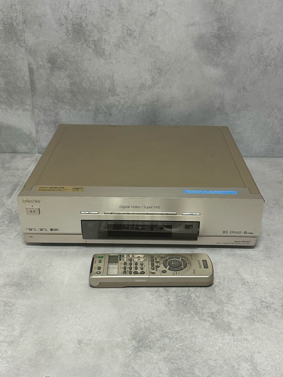 Yahoo!オークション - SONY ソニー WV-DR9 DV/SVHSデッキ リモコン付属...
