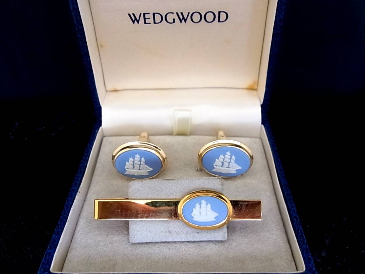 Yahoo!オークション - №5539 良品 ウェッジウッド【ゴールド・水色・...