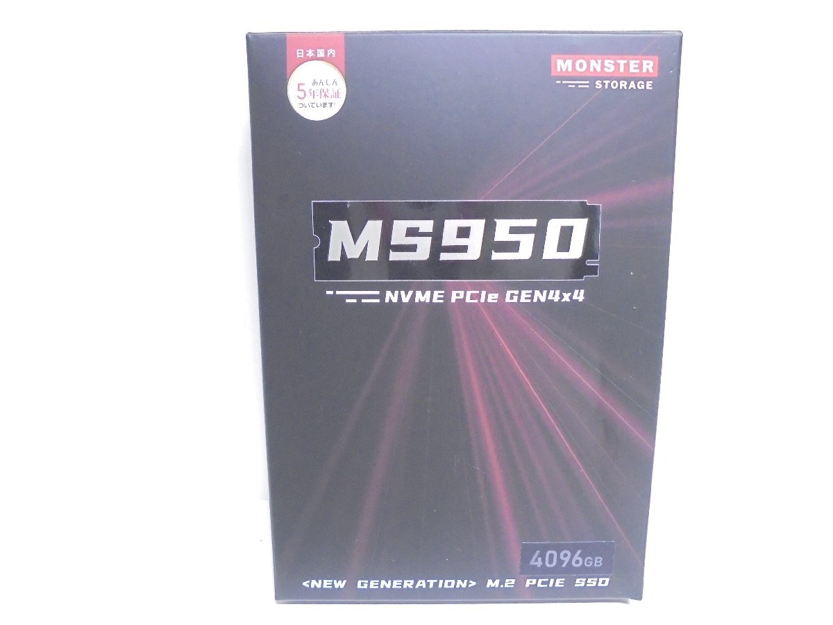 Yahoo!オークション - 【41】1円～MONSTER STORAGE MS950 4096GB Tauru...