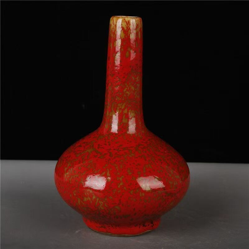 Yahoo!オークション - T79【大和宝閣】旧家収蔵 中国古玩 雍正琅紅釉美...