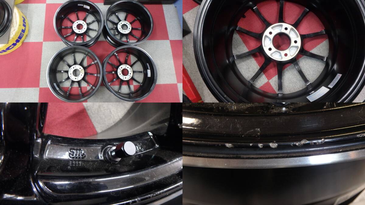 Yahoo!オークション - YOKOHA ADVAN RACING RZ2 18-8J PCD114.3 インセ...