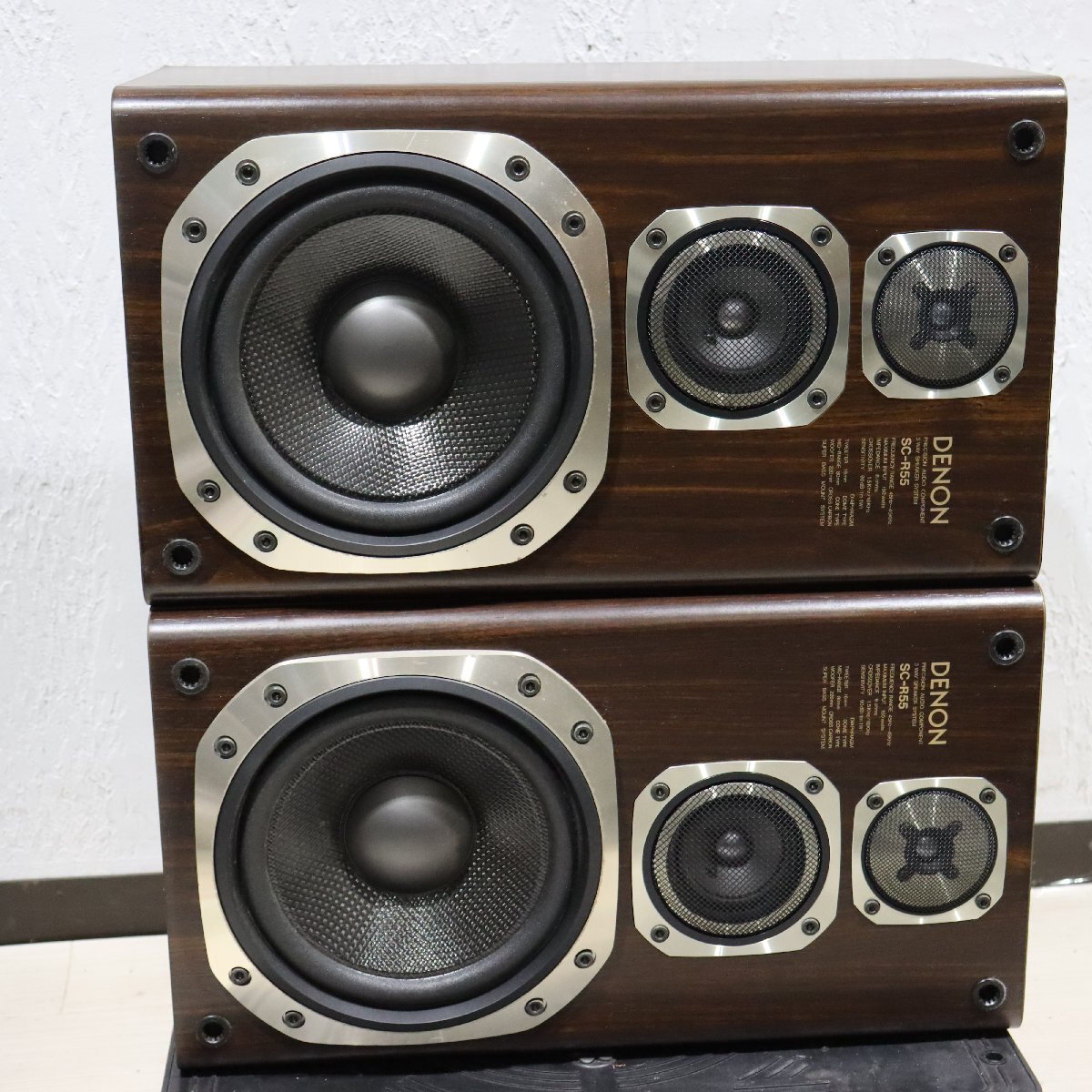 Yahoo!オークション - 【C】 DENON SC-R55 スピーカーペア デノン 1906...