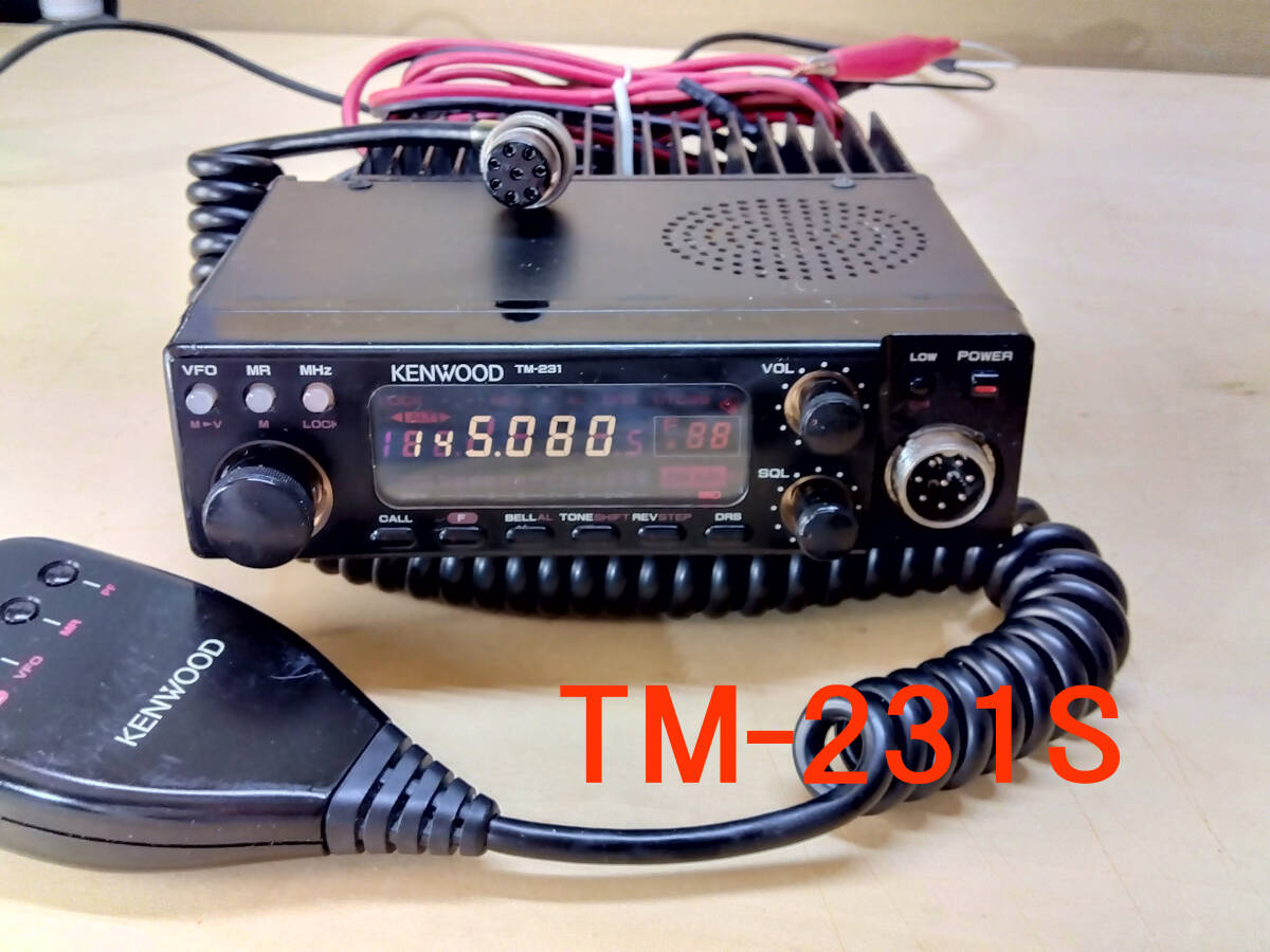 Yahoo!オークション - TM-231S Kenwood 144Mhz 35W マイク付き