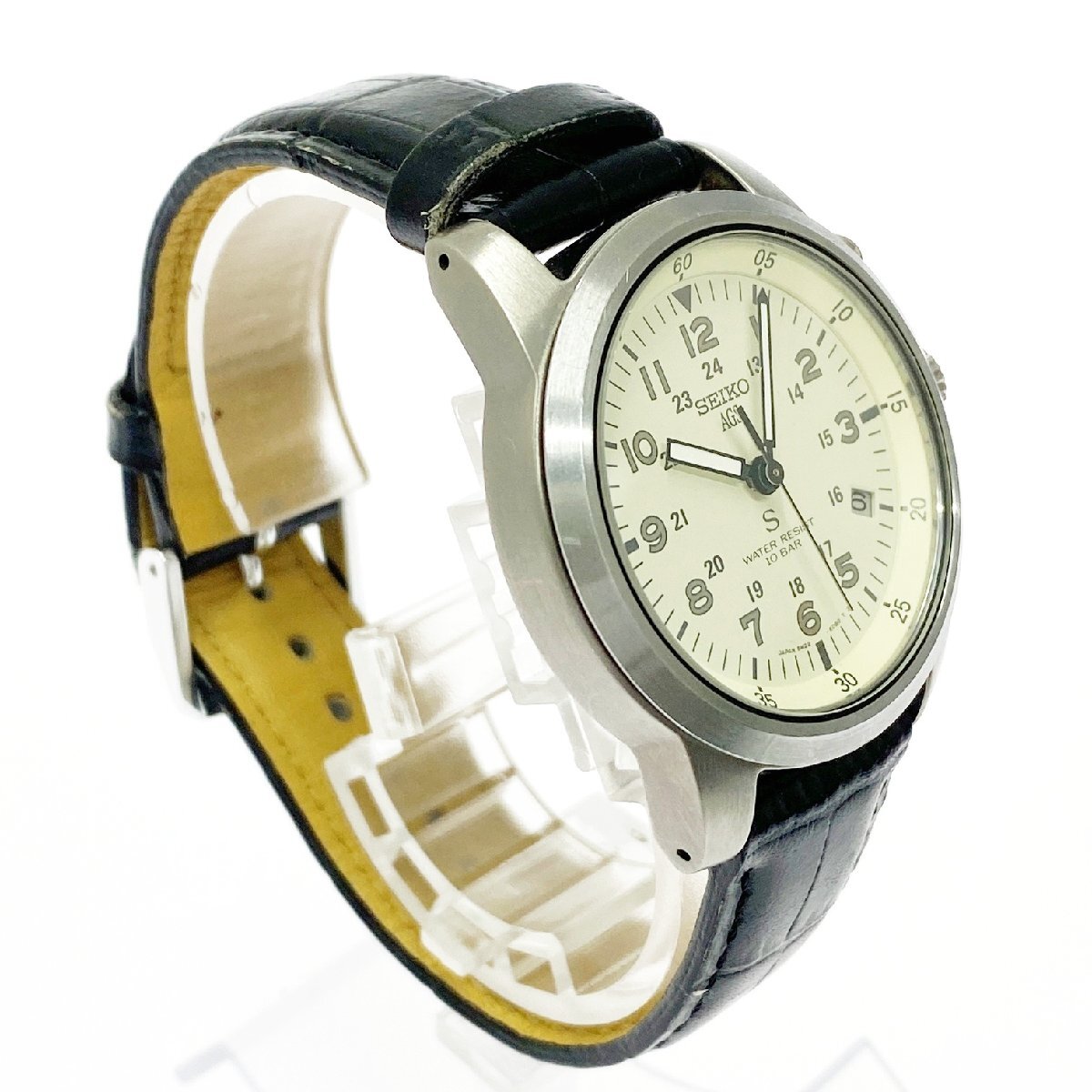 Yahoo!オークション - SEIKO セイコー 5M22-6C20 SUS サス AGS SS オー...