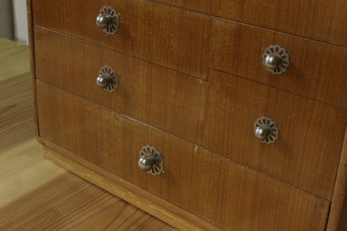 Yahoo!オークション - 昭和レトロ 古い裁縫箱 小抽斗/針箱/小物入れ小...