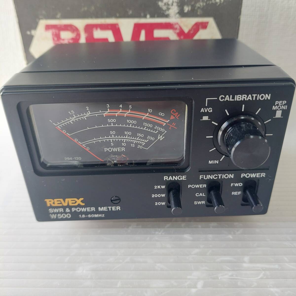 Yahoo!オークション - REVEX W500 SWR/パワー計 1.8～60Mhz 未使用保管...