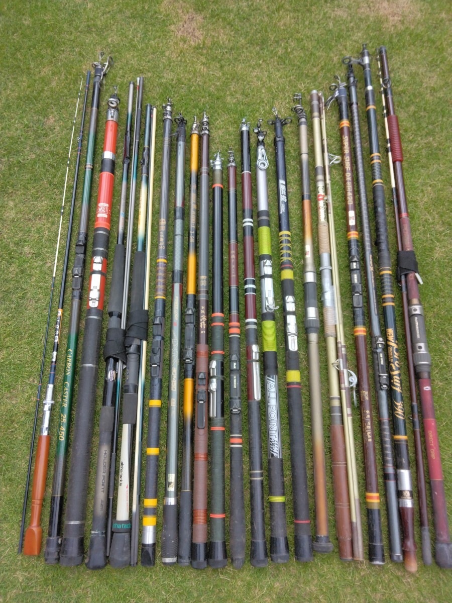 Yahoo!オークション - 釣竿 20セット 投げ竿 磯竿 海釣り 釣具