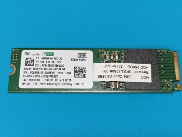 Yahoo!オークション - (BIOS確認済み) SSD SK hynix HFM256GDJTNG 256G...