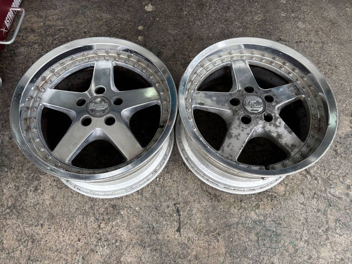 Yahoo!オークション - J103 希少 WORK エクイップアルミ2本Set 17イ...