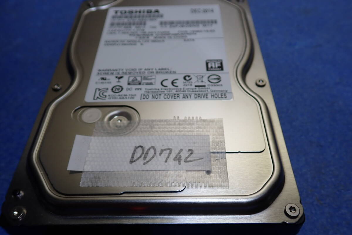 Yahoo!オークション - DD742#動作確認済み/ 1TB DT01ABA100V TOSHIBA ...