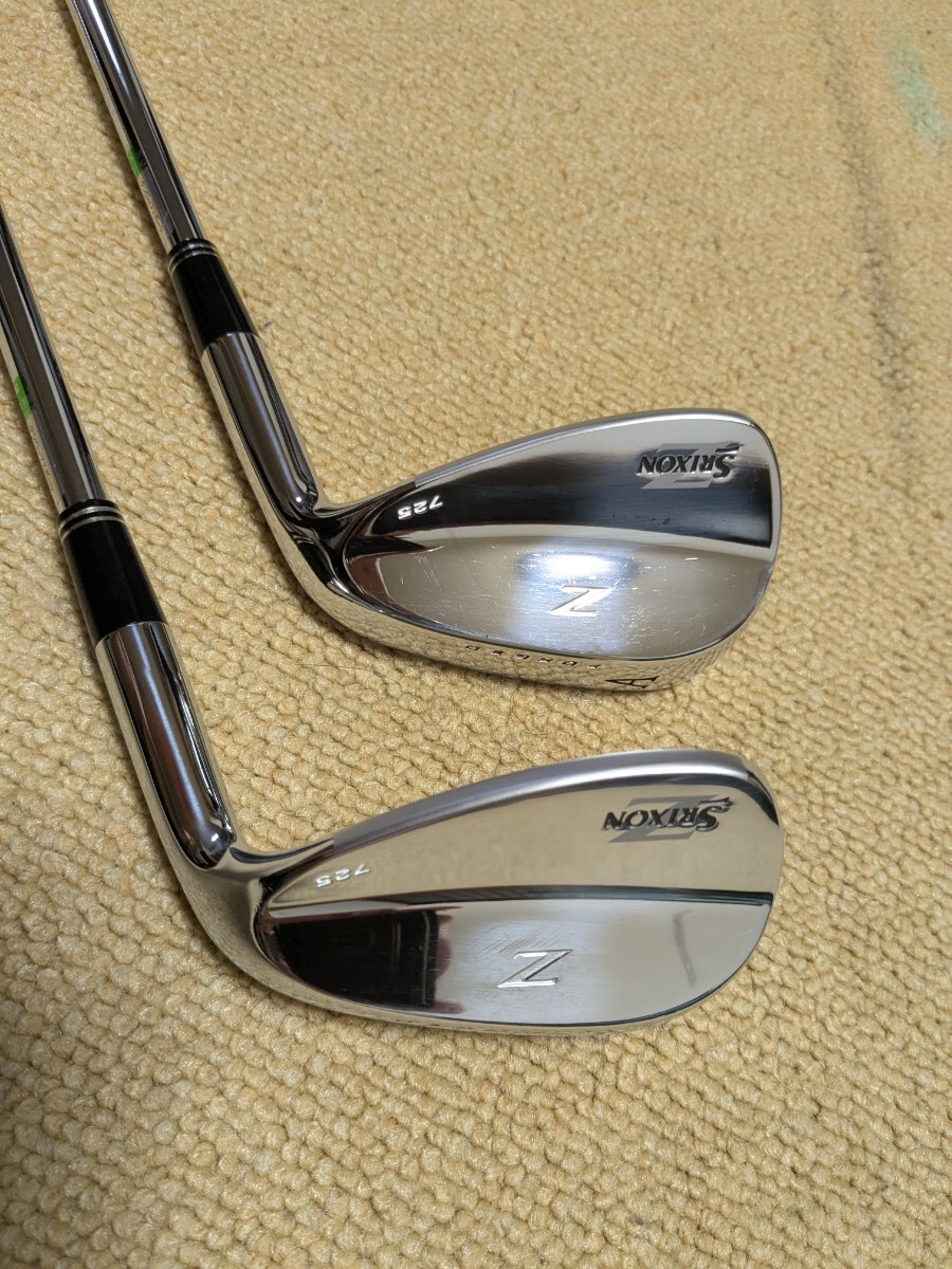 Yahoo!オークション - 美品スリクソンZ725 ウェッジAW&SWシャフトNS980...