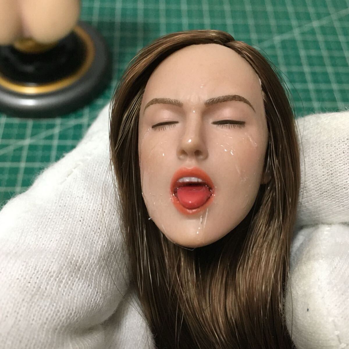 Yahoo!オークション - B227 1/6 フィギュア ヘッド 女性ヘッド 植毛タ...