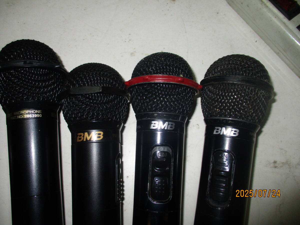 Yahoo!オークション - 中古 BMB カラオケ マイク WM-100 WM-400B WM-60...
