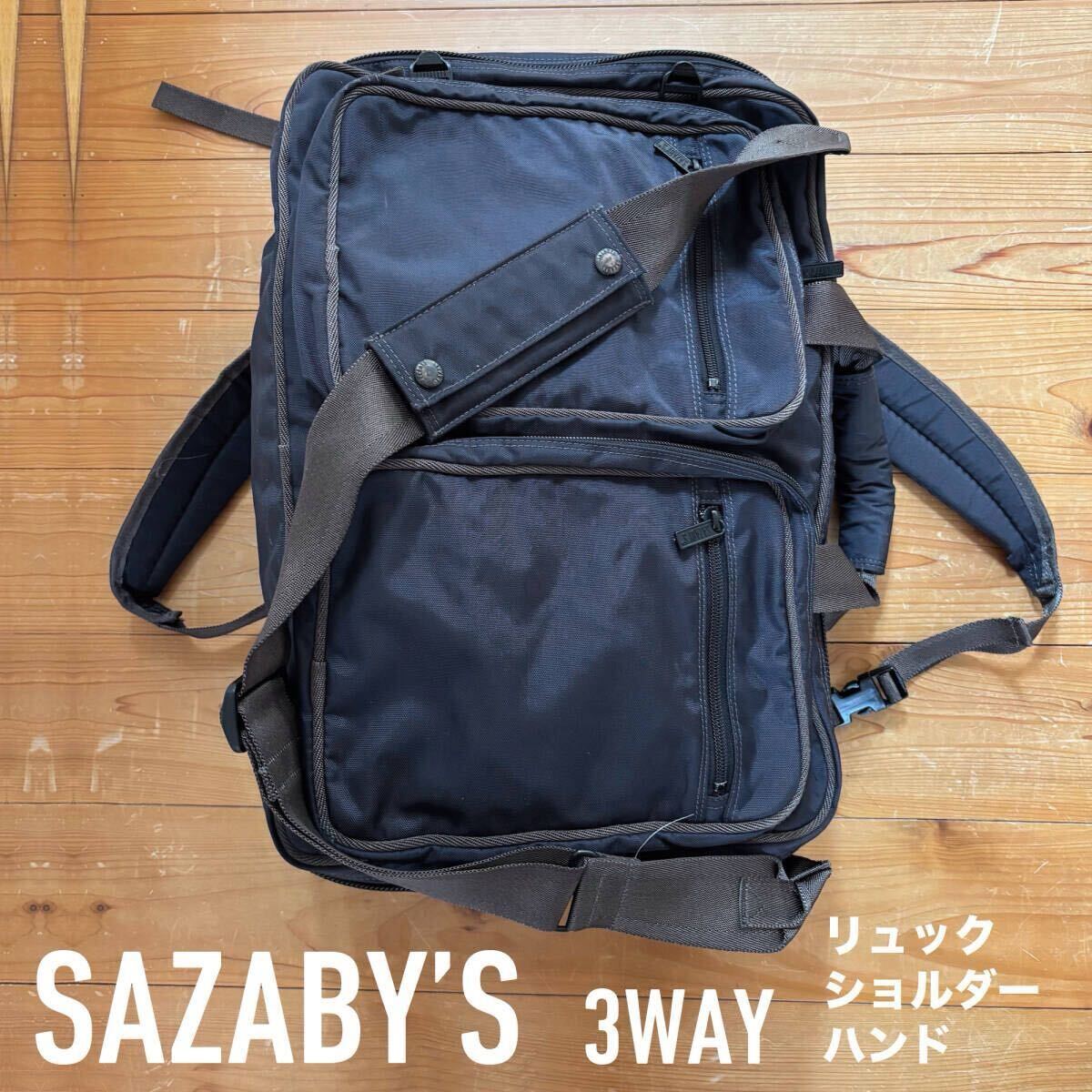 Yahoo!オークション - SAZABY'S/サザビー 3WAY ビジネスバッグ ブリー...