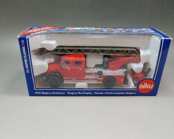 Yahoo!オークション - Siku ジク 1/50 マギラスはしご車 消防車 4114