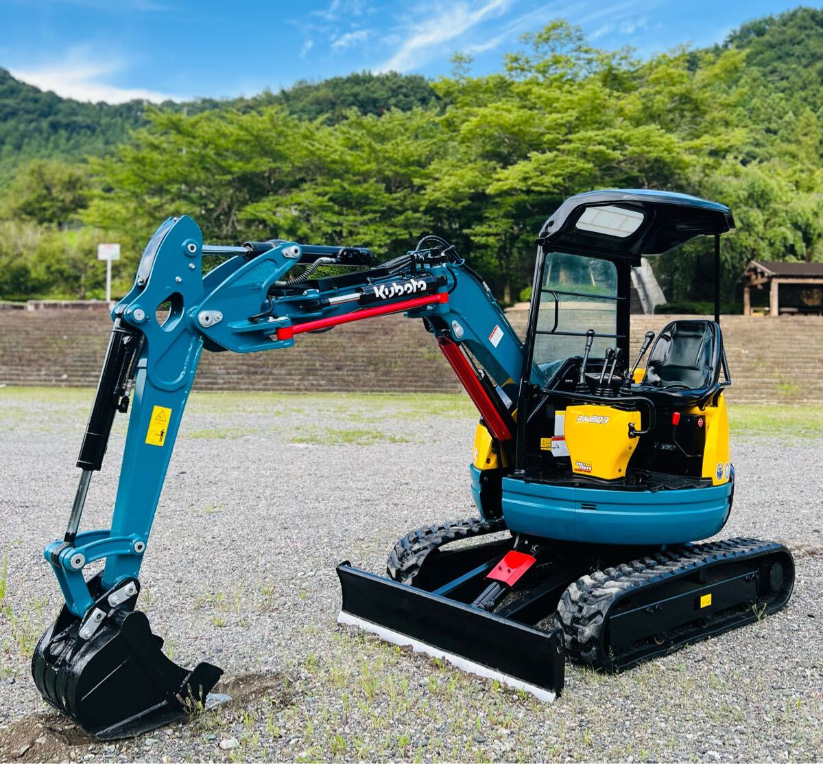 Yahoo!オークション - クボタRX203S ミニユンボ 4way マルチ 940時間 2...