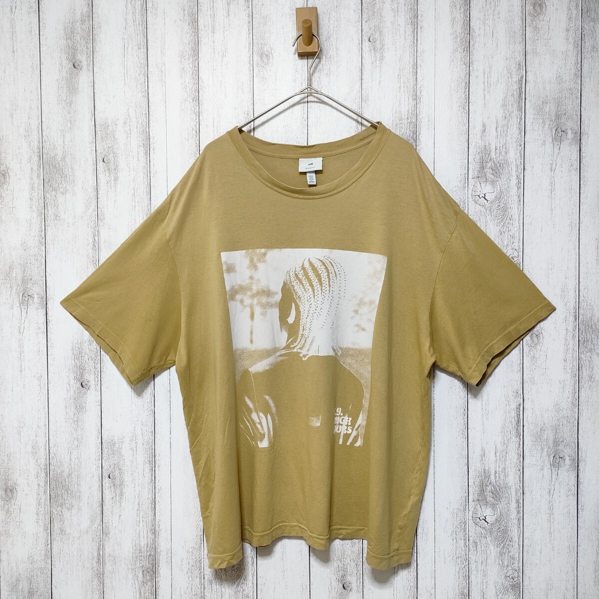 Yahoo!オークション - H&M (XL) N.Y.NEIGH BOURS プリントTシャツ 大き...