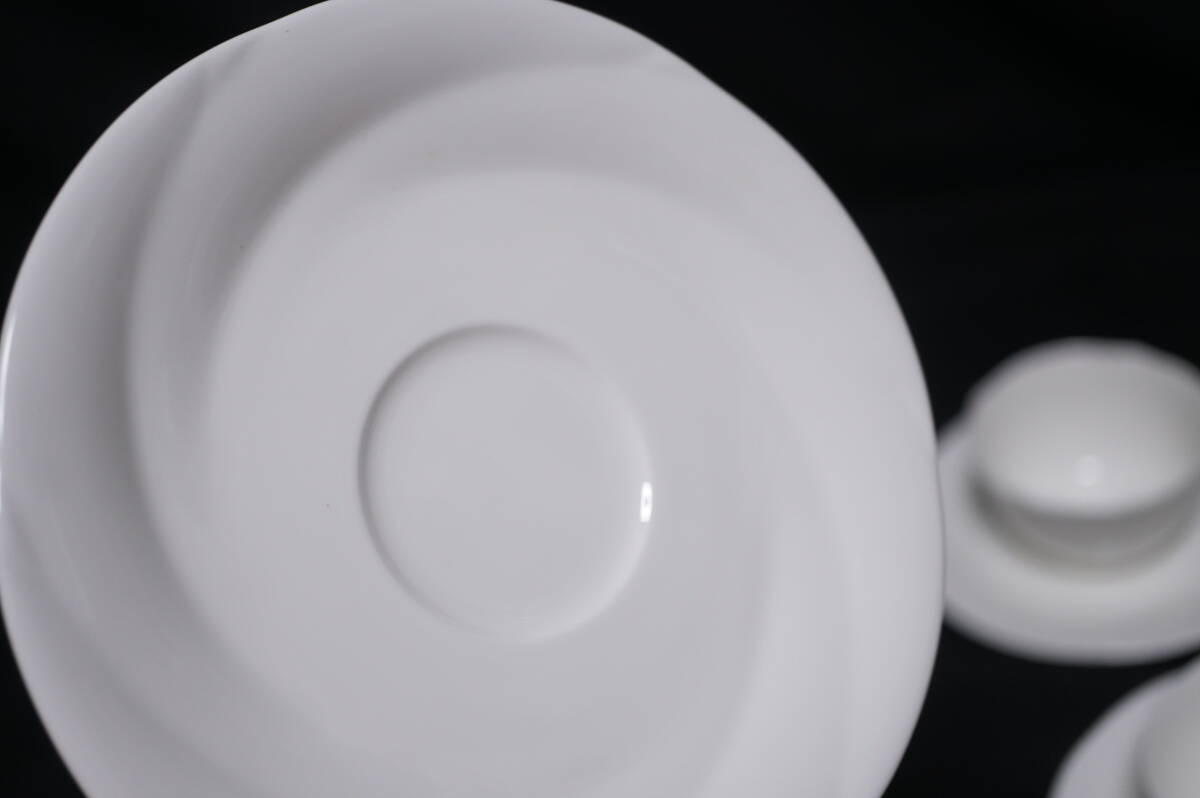 Yahoo!オークション - 【AK8】 ノリタケ ENSENBLE WHITE カップ＆ソー...