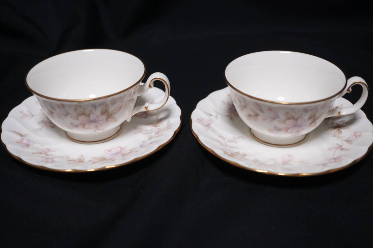 Yahoo!オークション - 【AB6】 ノリタケ SELINA カップ＆ソーサ2客 美...