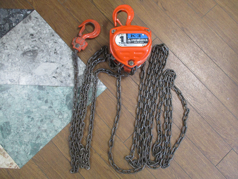 Yahoo!オークション - 【Y12/N】象印 エレファント チェーンブロック 1...