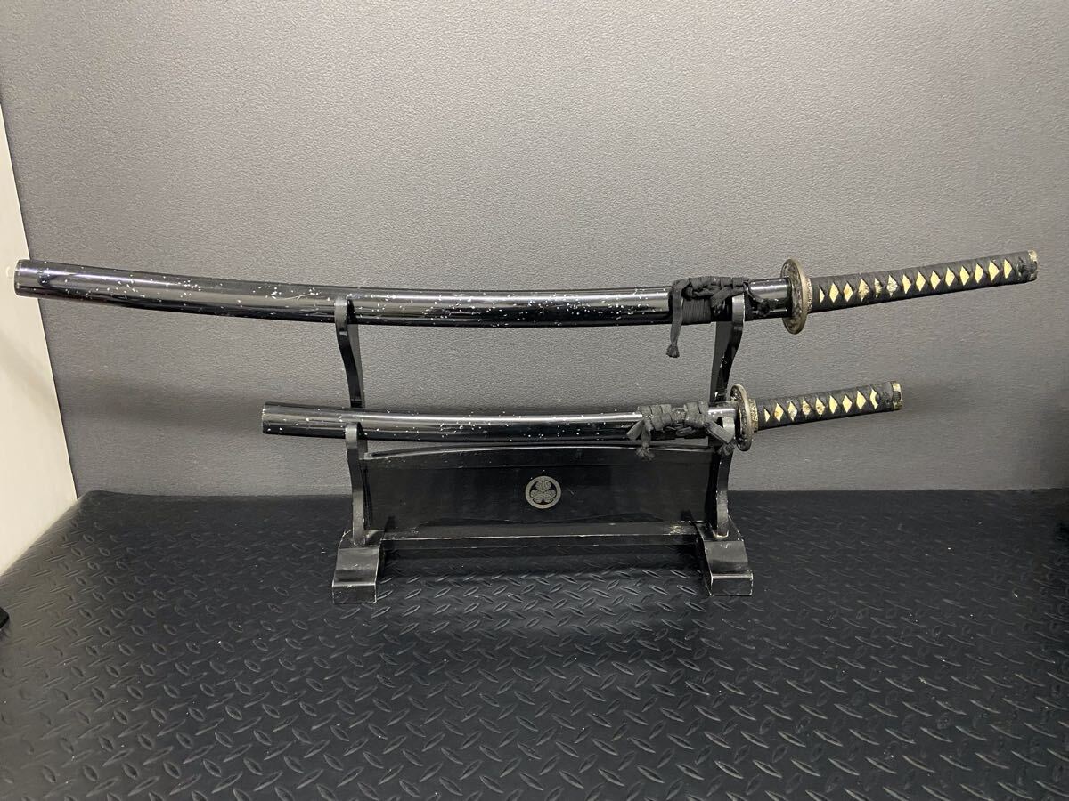 Yahoo!オークション - C471 模擬刀 2本 日本刀レプリカ インテリア 武...