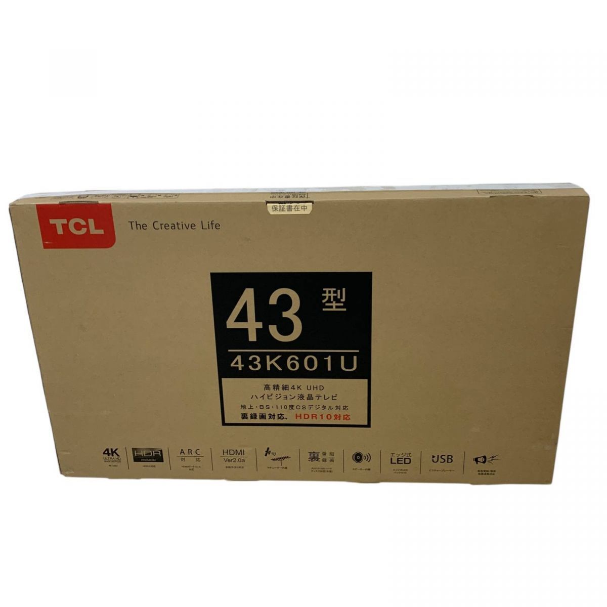 Yahoo!オークション - 液晶テレビ 43インチ TCL 2019年製 4K 43K601U ...