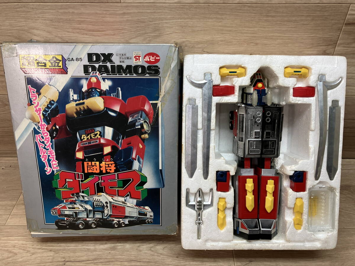 【樂淘letao】日本代購代標第一品牌－11. コレクター放出品 当時物 ポピー GA-85 闘将 ダイモス 超合金 DX DAIMOS ビンテージ 昭和 レトロ 現状品