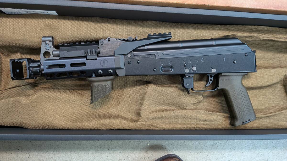 Yahoo!オークション - 東京マルイ AKM JMAC mini draco カスタム CO2マ...