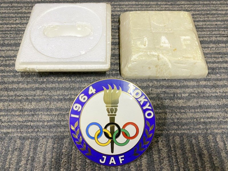 Yahoo!オークション - JAF 1964 TOKYO エンブレム 東京五輪 日本自動車...