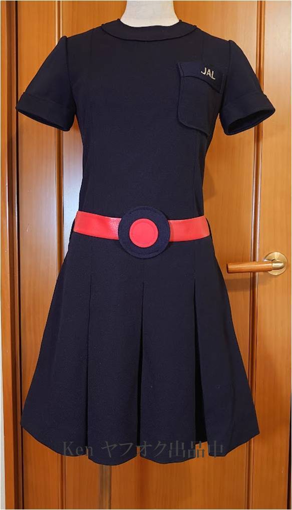 Yahoo!オークション - 超美品 JAL CA5代目制服 スチュワーデスのワンピ...