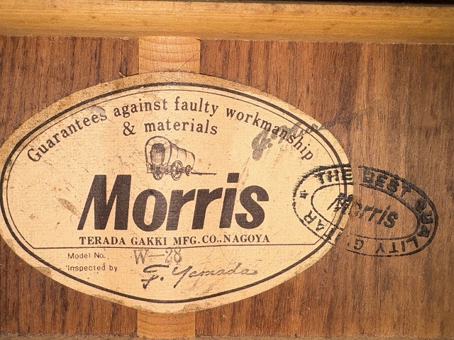 Yahoo!オークション - 250710 Morris/モーリス アコースティックギター...