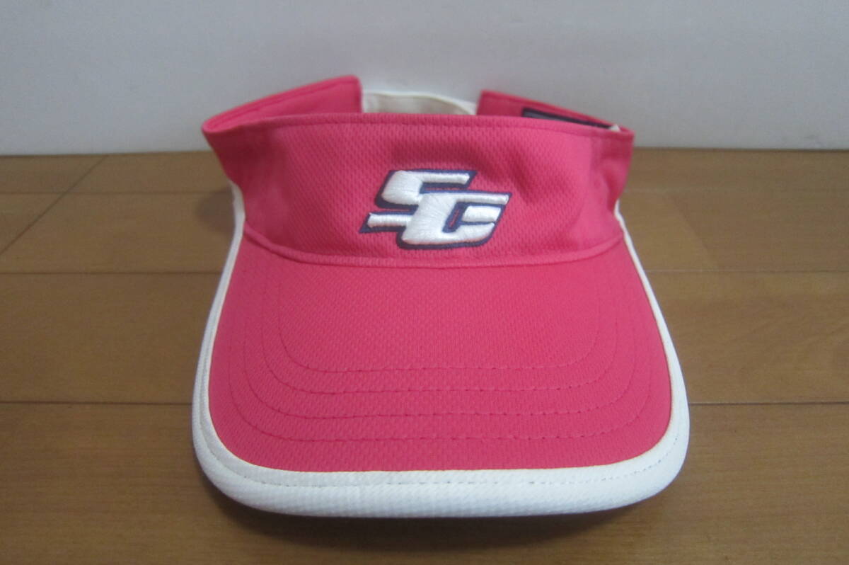 Yahoo!オークション - ⑬ SEVGOLF セブゴルフ サンバイザー ピンク マ...