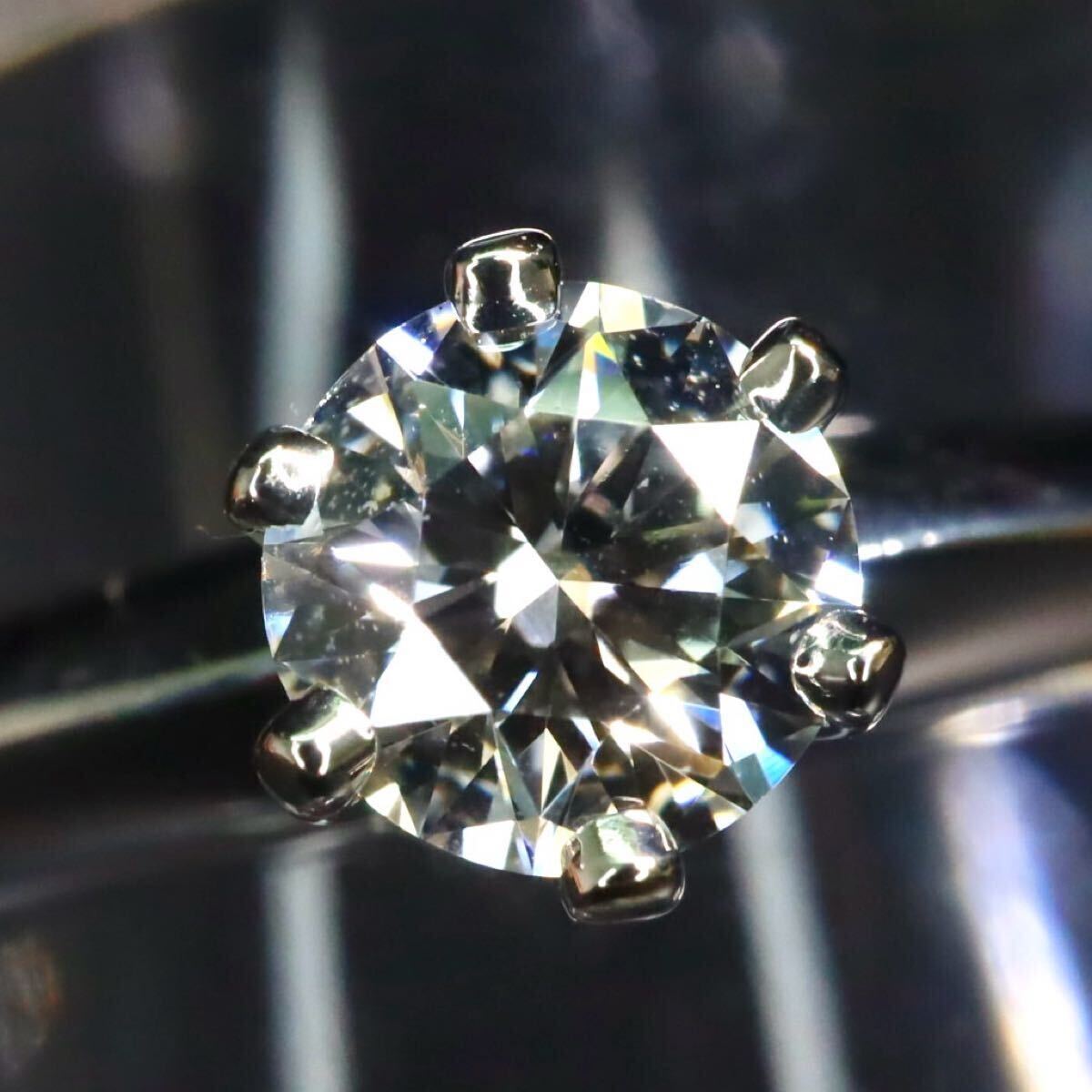 Pt950/0.21ct Tiffany ティファニー 箱付き ソリテールダイヤリング J 約3.3g 約6.5号 #6.5 diamond 指輪 ring ED1/ M59(プラチナ)｜売買 ...