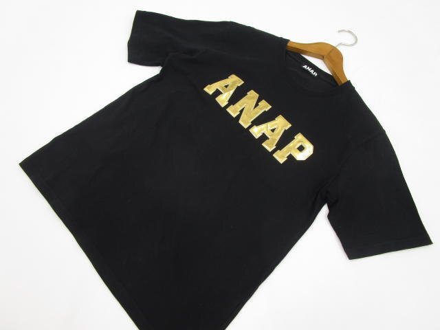 Yahoo!オークション - 美品 アナップ ANAP ドロップショルダー 五分袖 ...