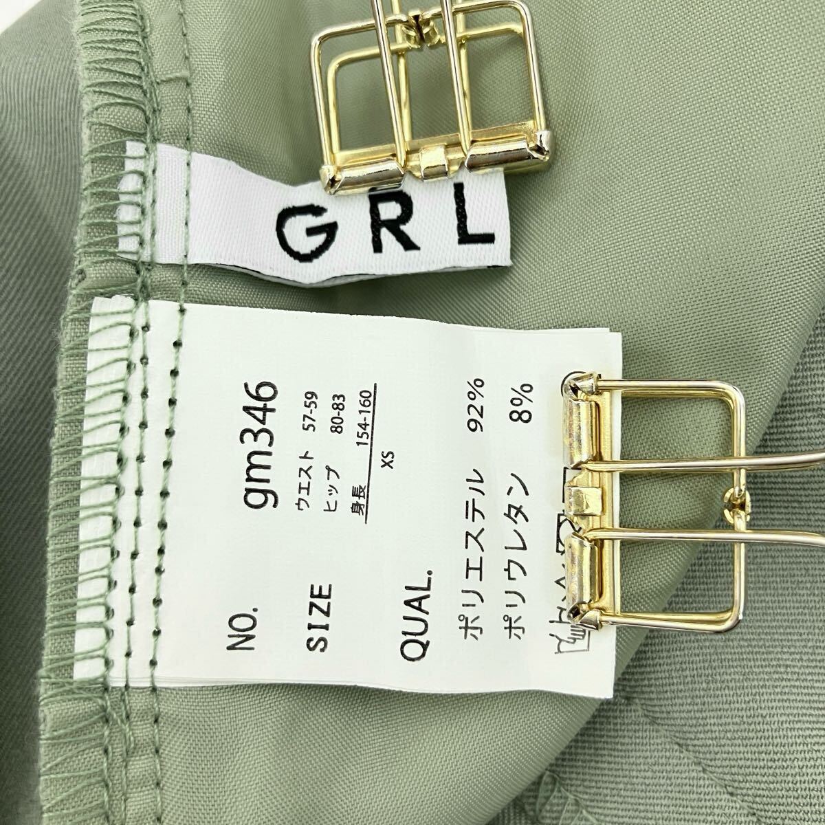 Yahoo!オークション - GRL グレイル パンツ スラックス ストレート ワ...