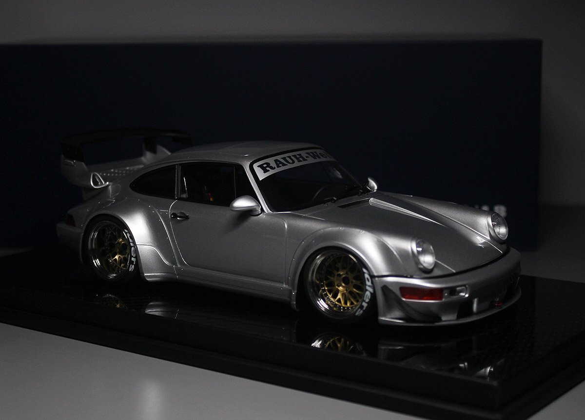 Yahoo!オークション - 超貴重な Silver 世界限定99台 TGM 1/18 ポルシ...