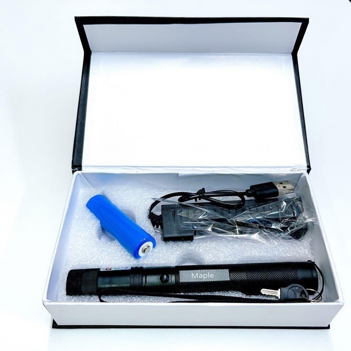 Yahoo!オークション - レーザー ポインター 10000m照射 緑 強力 カラス...