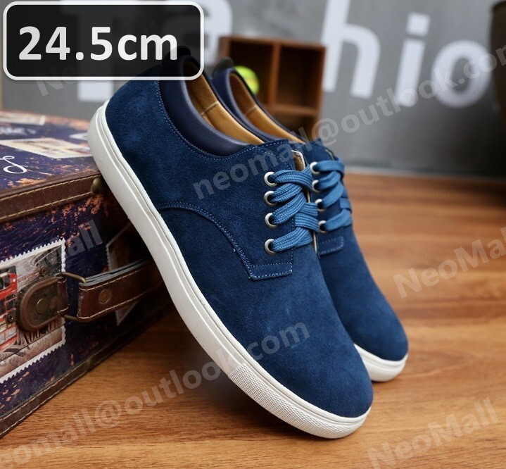 Yahoo!オークション - メンズ カジュアル スニーカー ブルー サイズ 24...